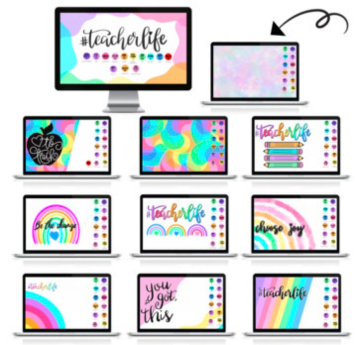 Teacher Desktop Wallpaper and Folder Icons - Etsy