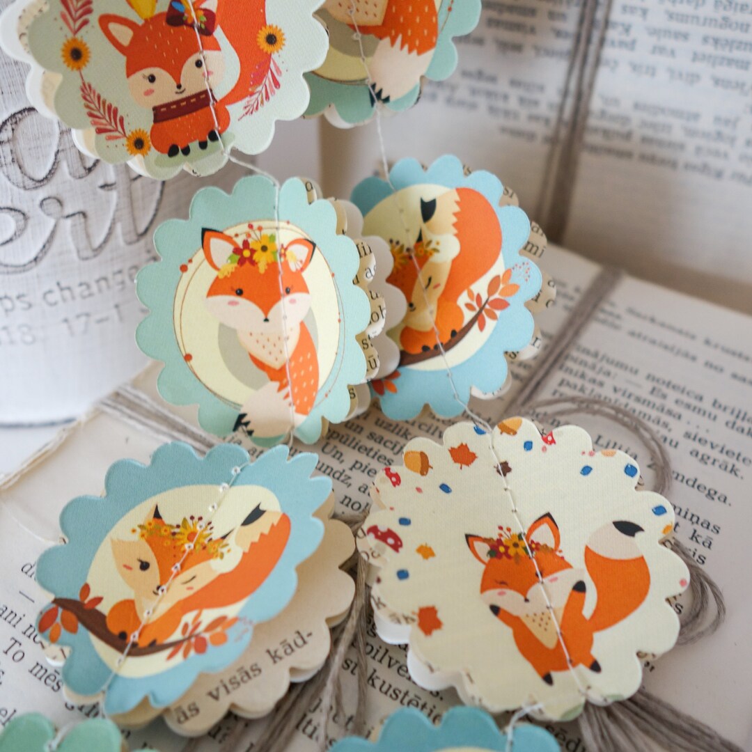 Fox Gifts, Fox Garland, Fox Party Decor, Fox Many Mobile, Fox ...