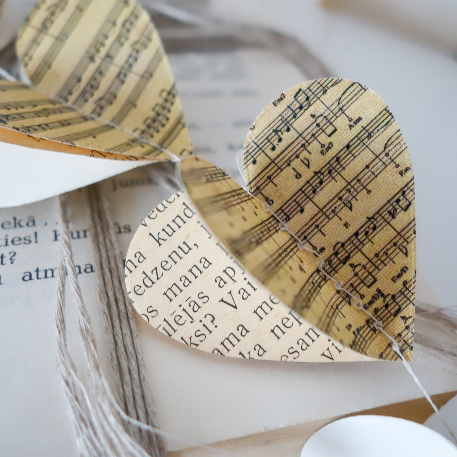 Music Teacher Gift Music Garland Music Birthday Decor Music - Etsy