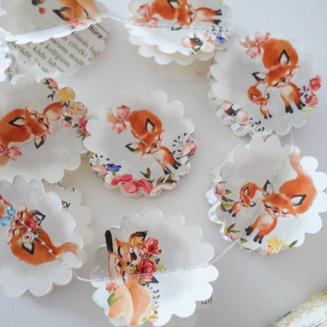 Fox Gifts, Fox Garland, Fox Party Decor, Fox Many Mobile, Fox ...