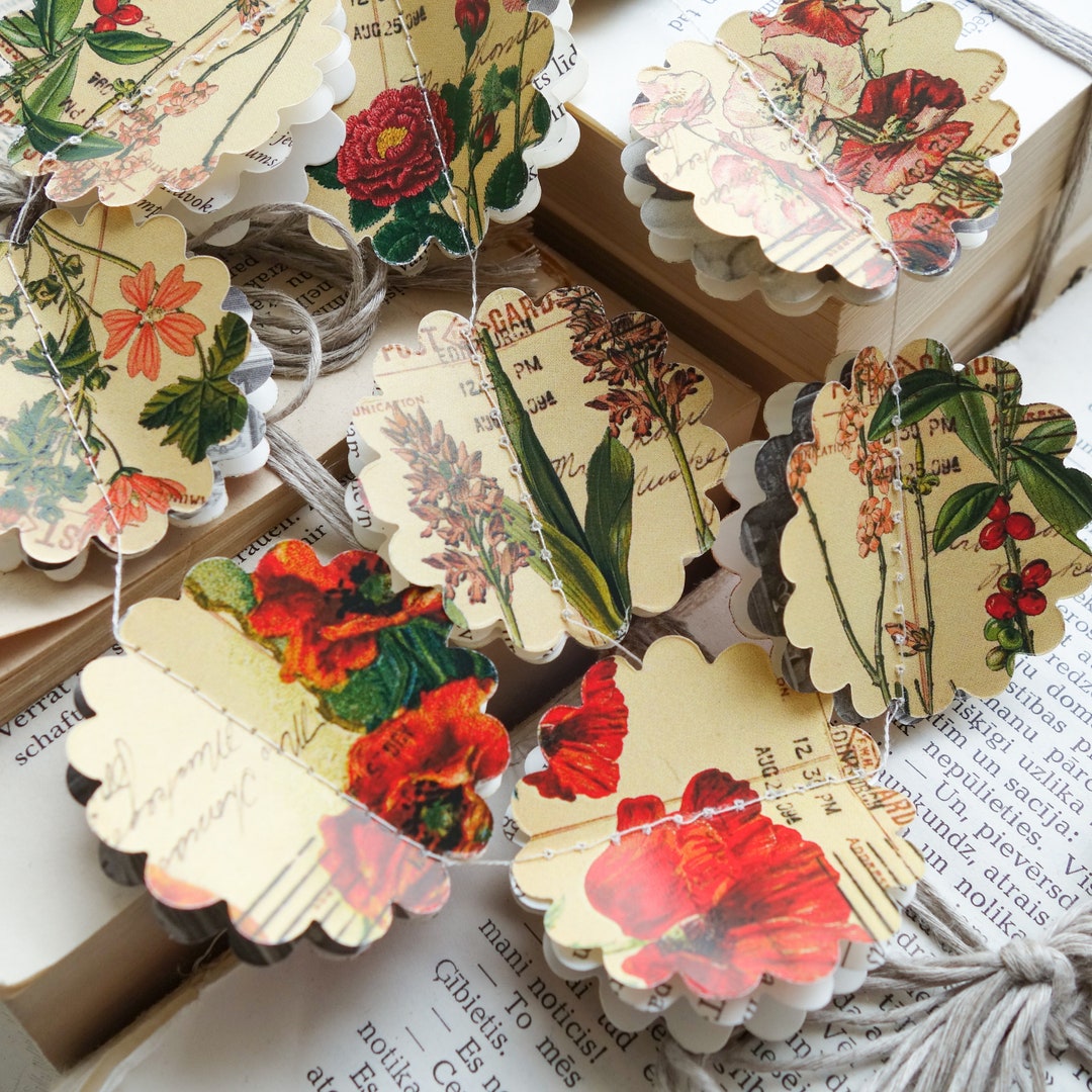 Poppy Garland, Poppy Wedding Decorations, Wild Flowers Garland, Wild ...