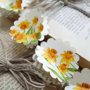 Yellow Paper Garlands, Yellow Wedding Decorations, Daffodils Garland ...