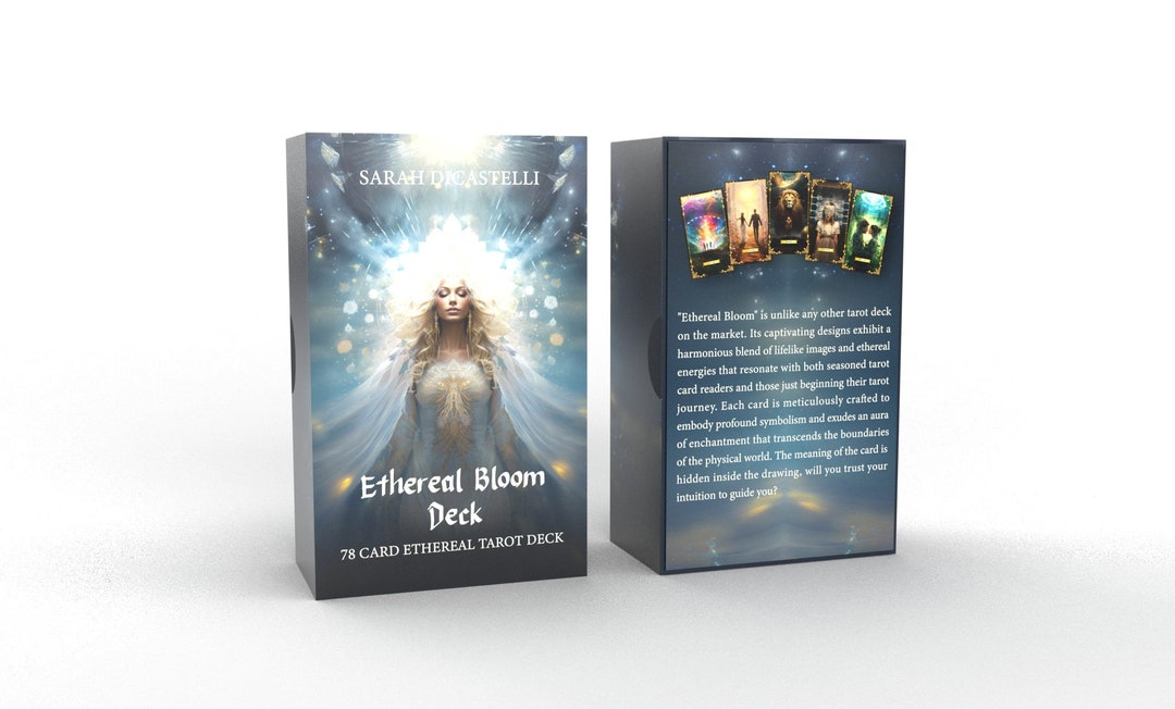Ethereal Bloom Tarot Tarot Deck Oracle Deck - Etsy