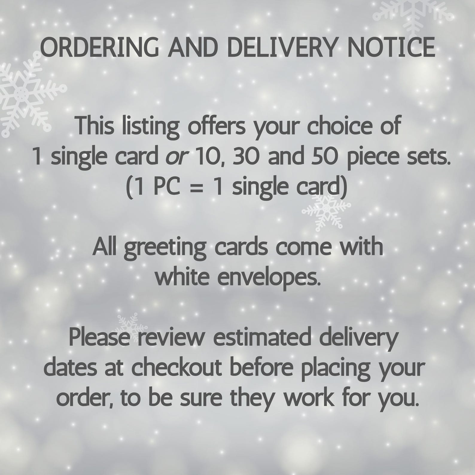 2026 New Year Card SETS of 10, 30 or 50 or 1 SINGLE - Newyear Cards ...
