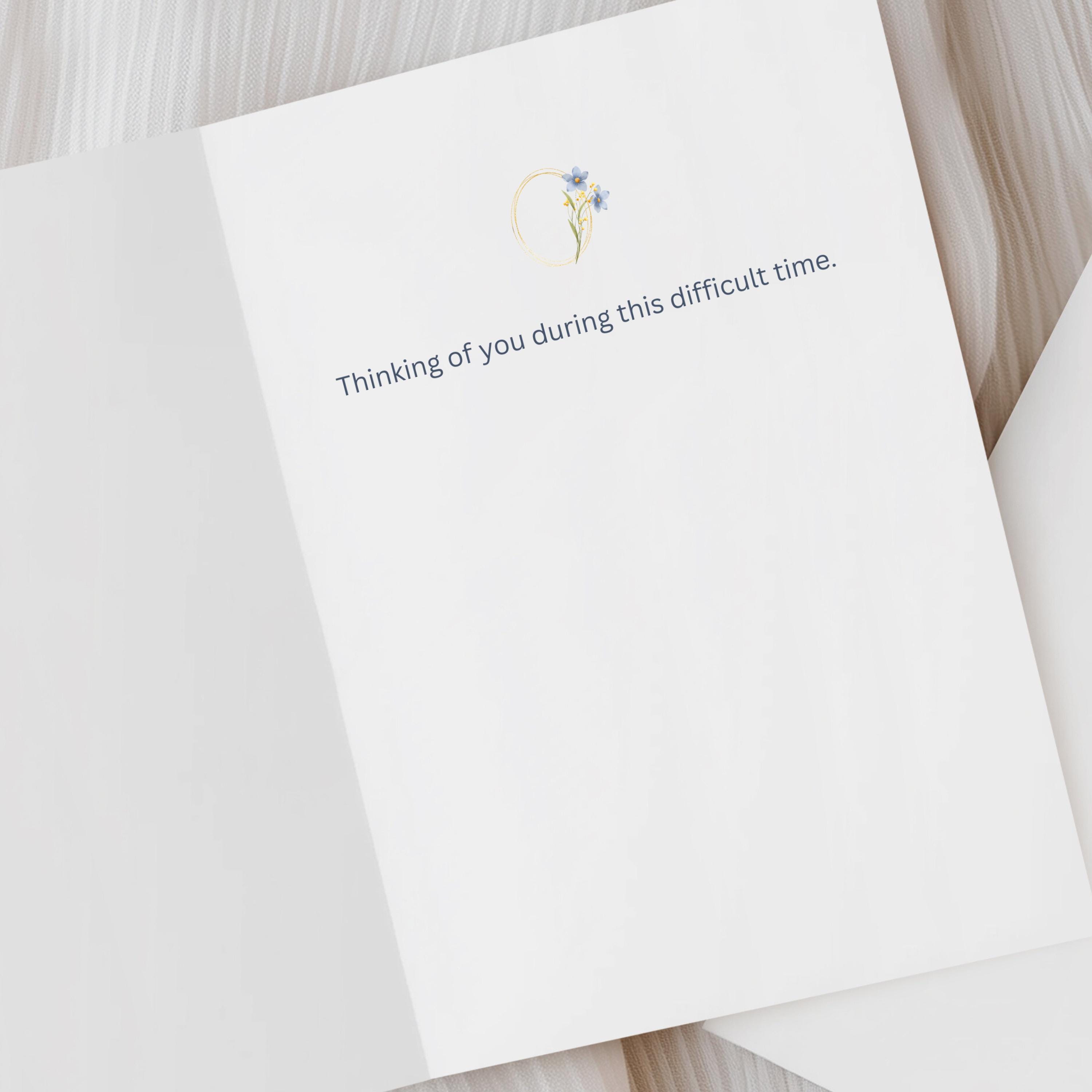 Sympathy Cards SETS of 10, 30, 50 or 1 SINGLE Sympathycard ...
