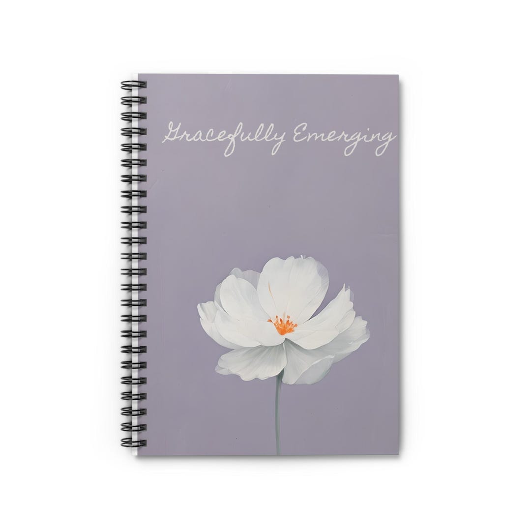 Inspirational Lined Spiral Notebook for Women, Writing Pad for Desk ...
