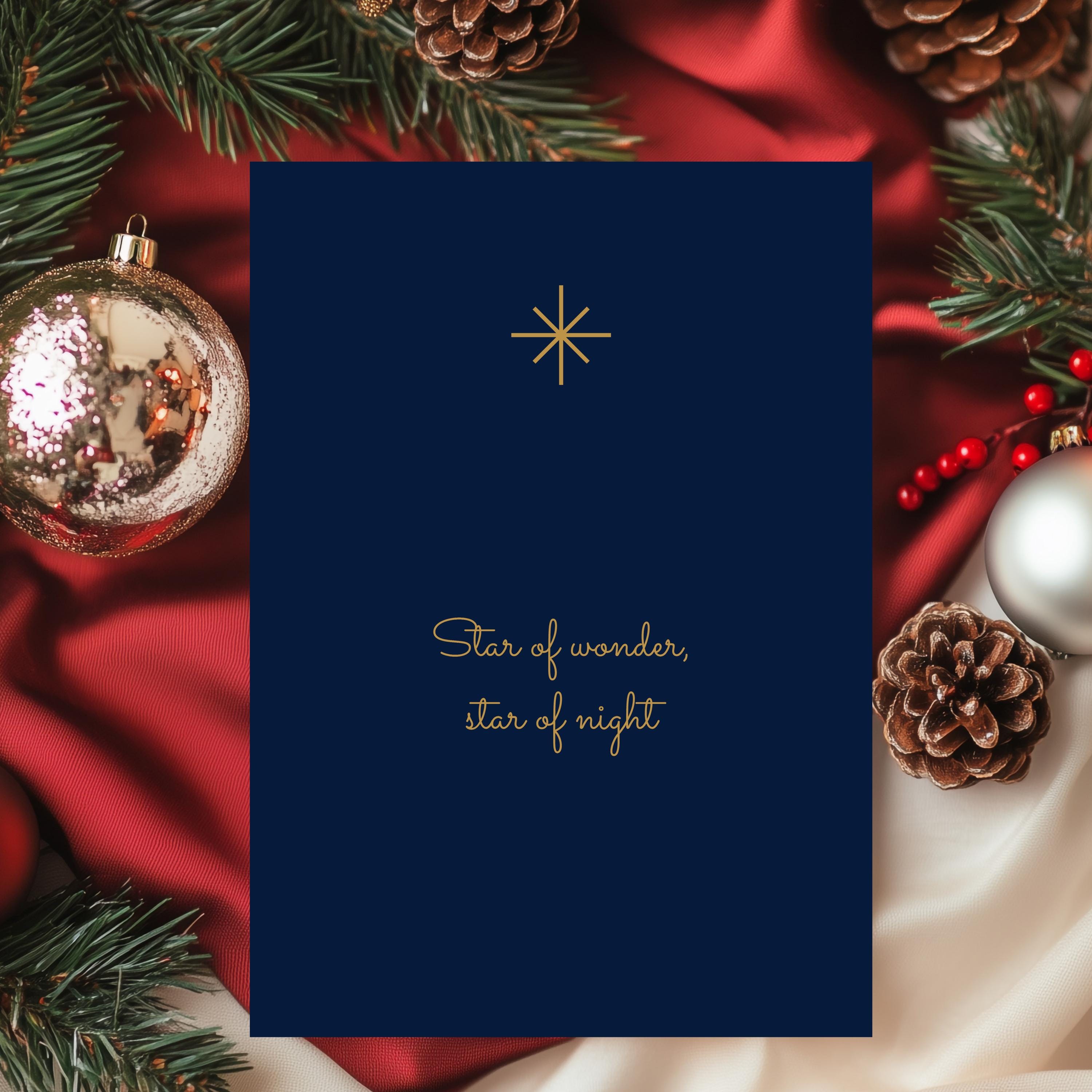 BLANK INSIDE Christmas Card Box Set of 10, 20 or 30 Nativity Xmas Cards ...