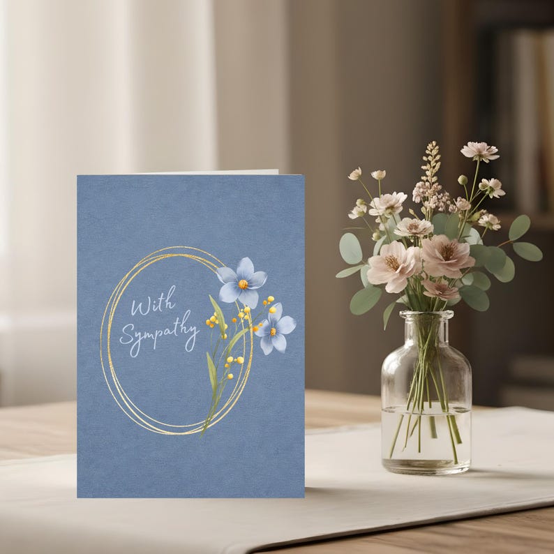 Sympathy Cards SETS of 10, 30, 50 or 1 SINGLE Sympathycard ...