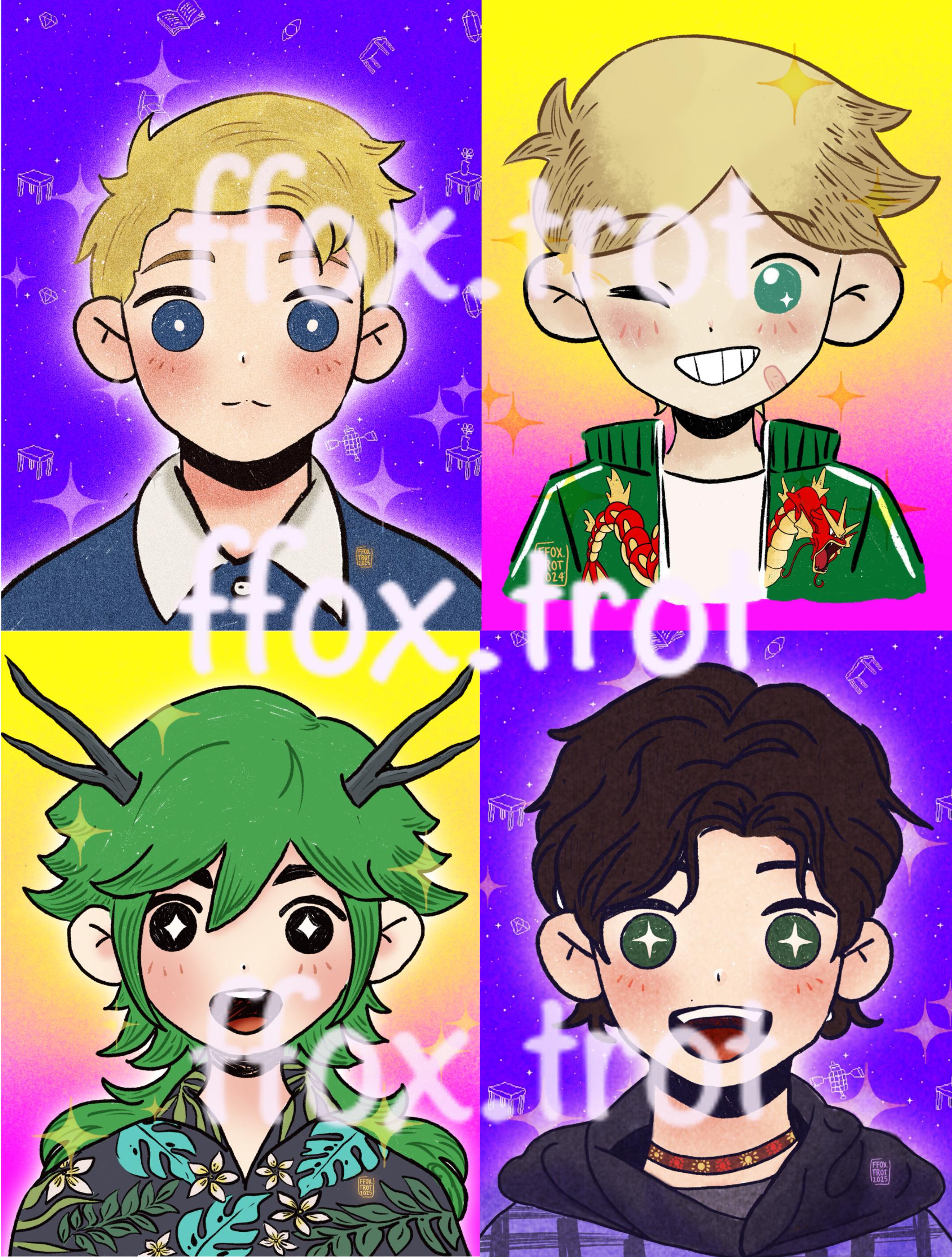 Custom OMORI Style Portraits - Etsy