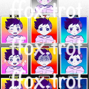 Custom OMORI Style Portraits - Etsy