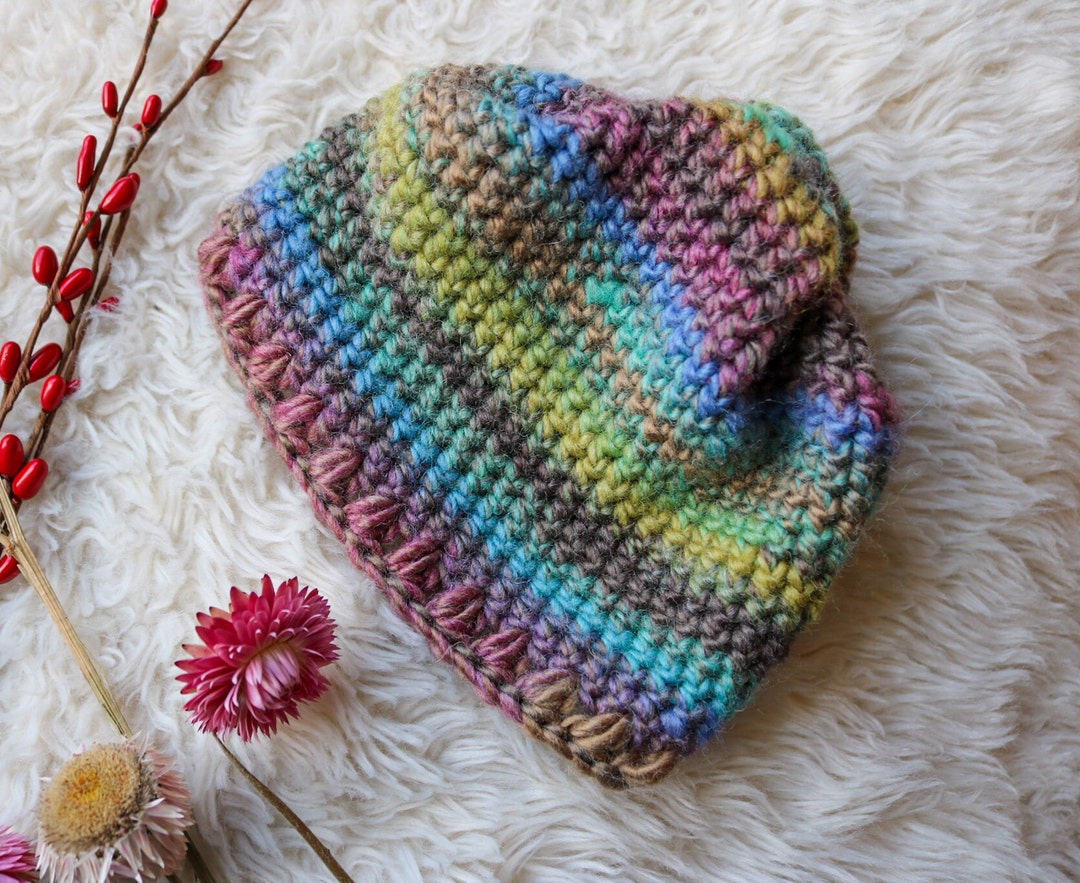 Northern Lights Crochet Toque for Adults - Etsy