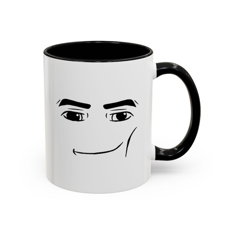 Roblox Man Face Mug - Etsy