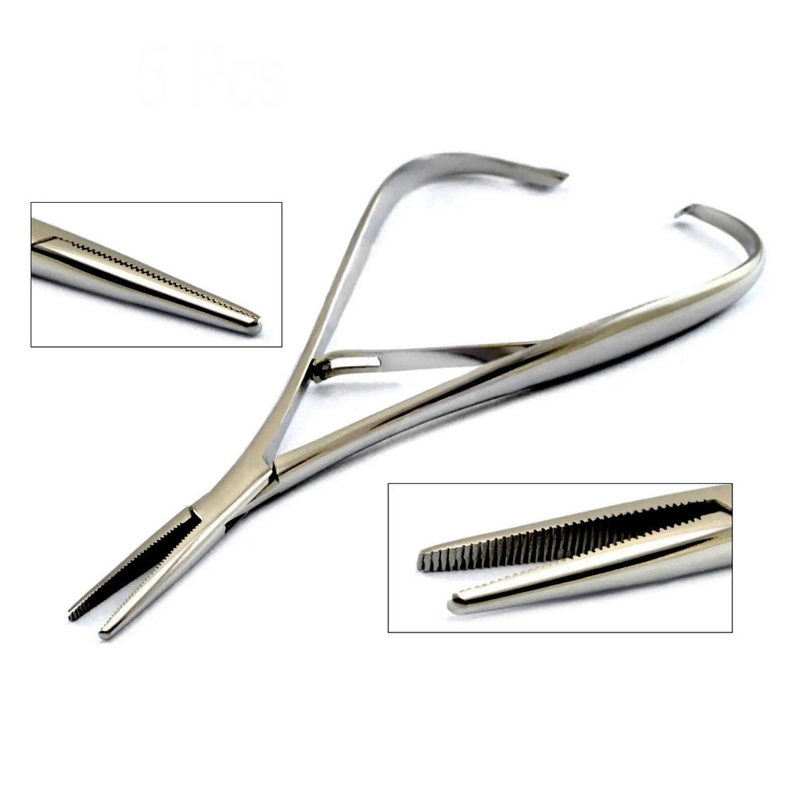 5 Pcs Orthodontic Mathieu Slim Line Narrow Tip Needle Holder Forceps ...