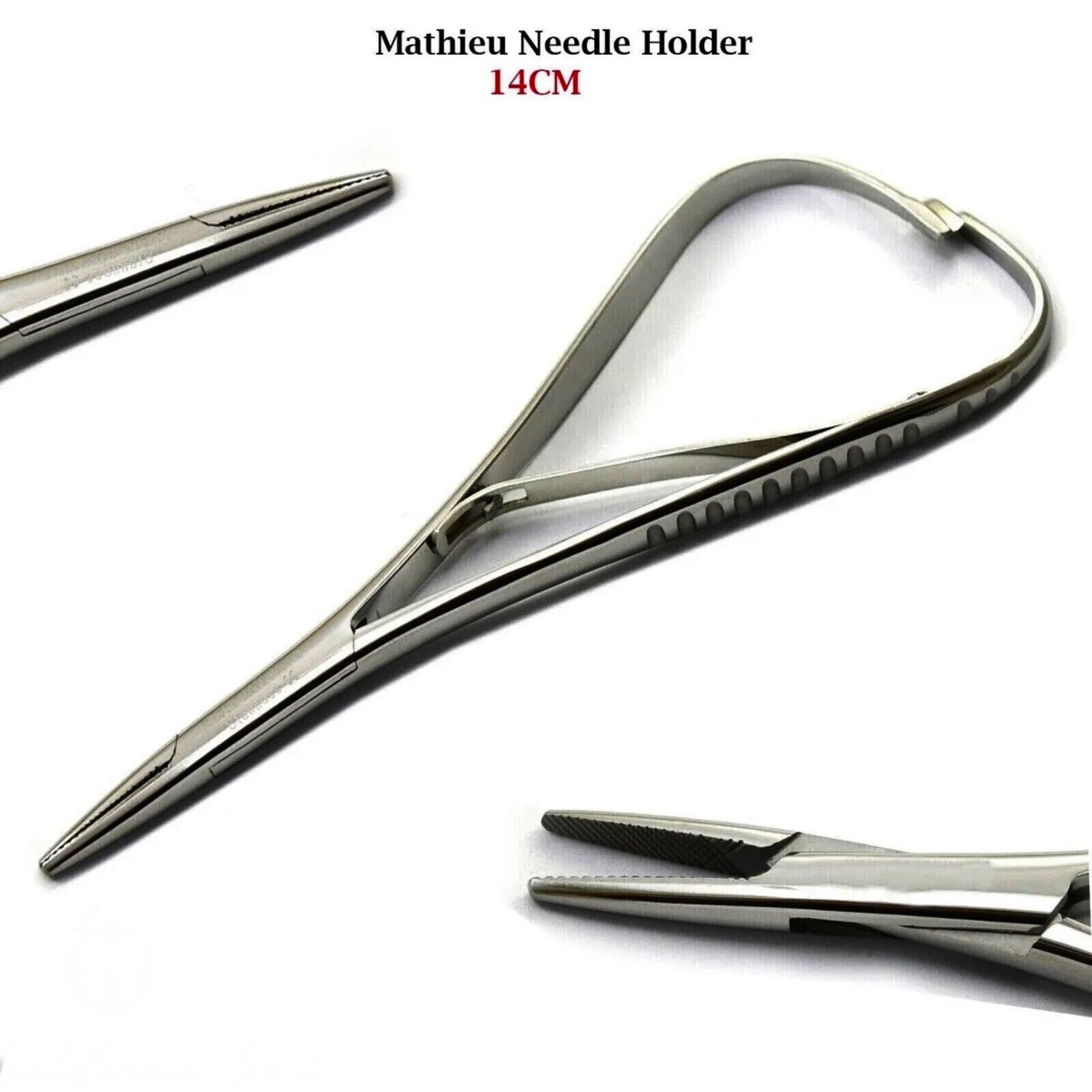 5 Pcs Orthodontic Mathieu Slim Line Narrow Tip Needle Holder Forceps ...