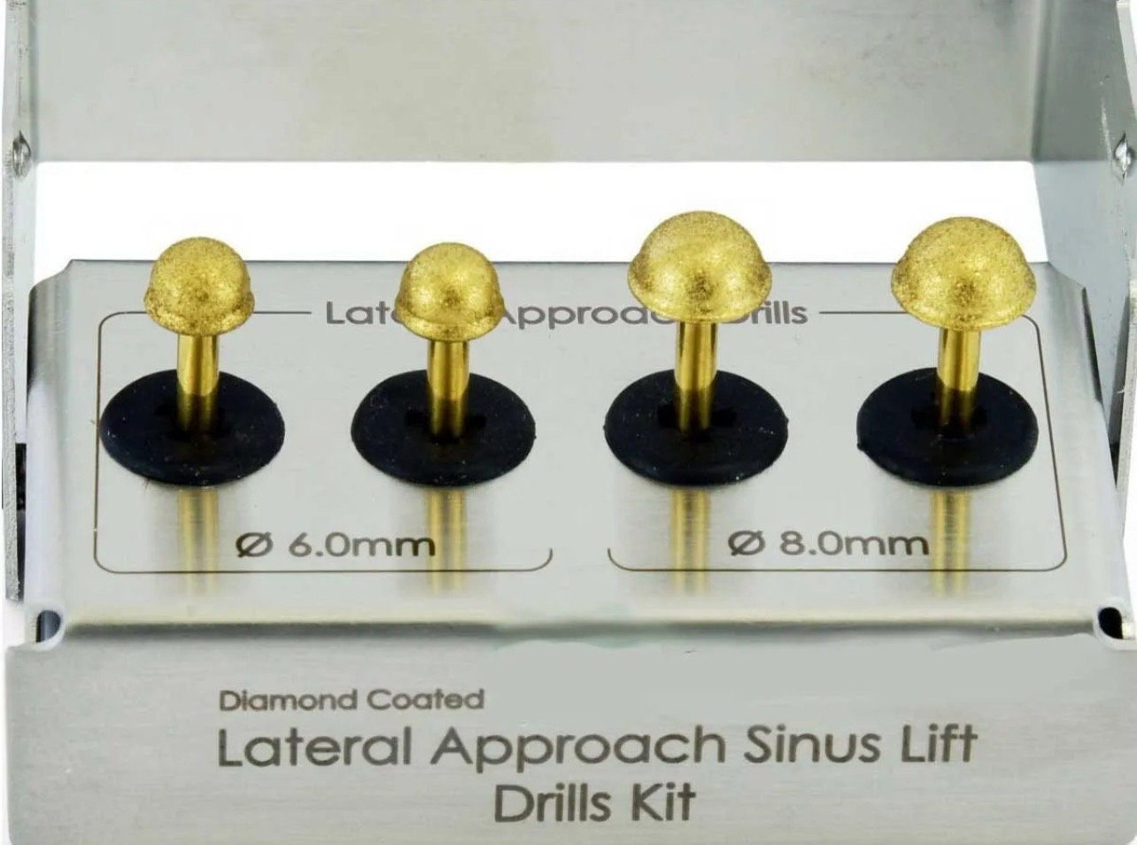 New Dental Lateral Approach Drill Kit Sinus Lift Membrane Diamond ...