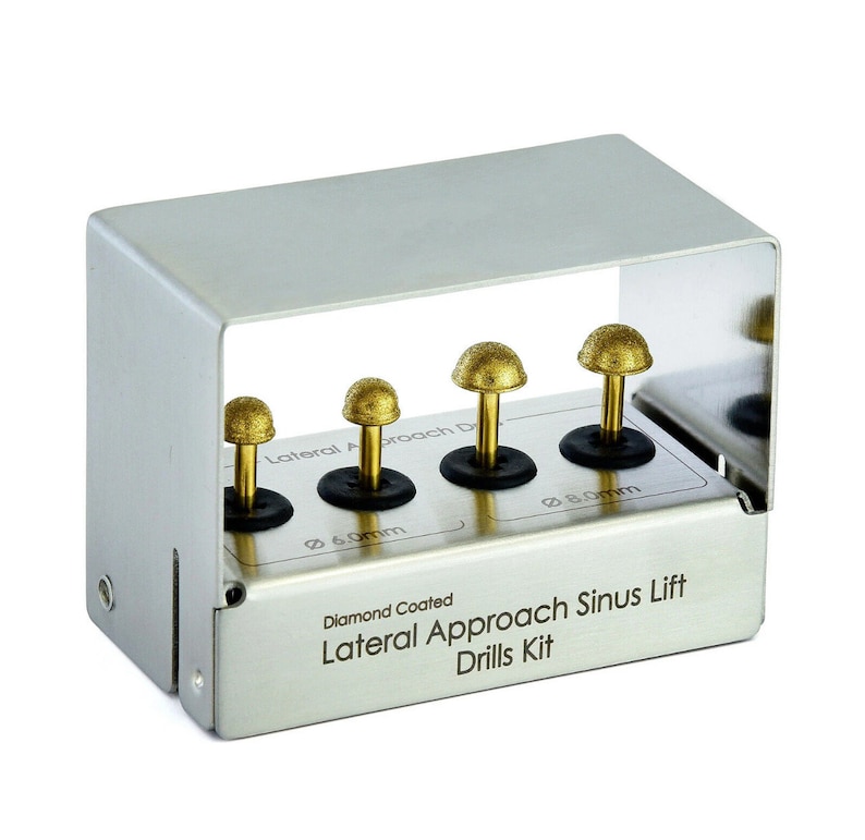 New Dental Lateral Approach Drill Kit Sinus Lift Membrane Diamond ...