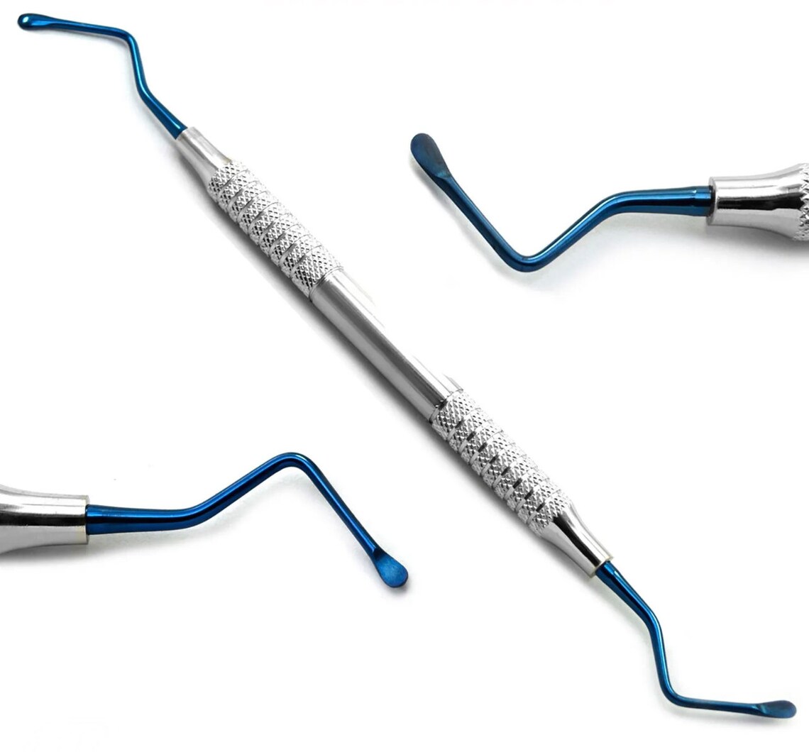 Dental Lucas Bone Curette Blue Surgical Periodontal Implant - Etsy