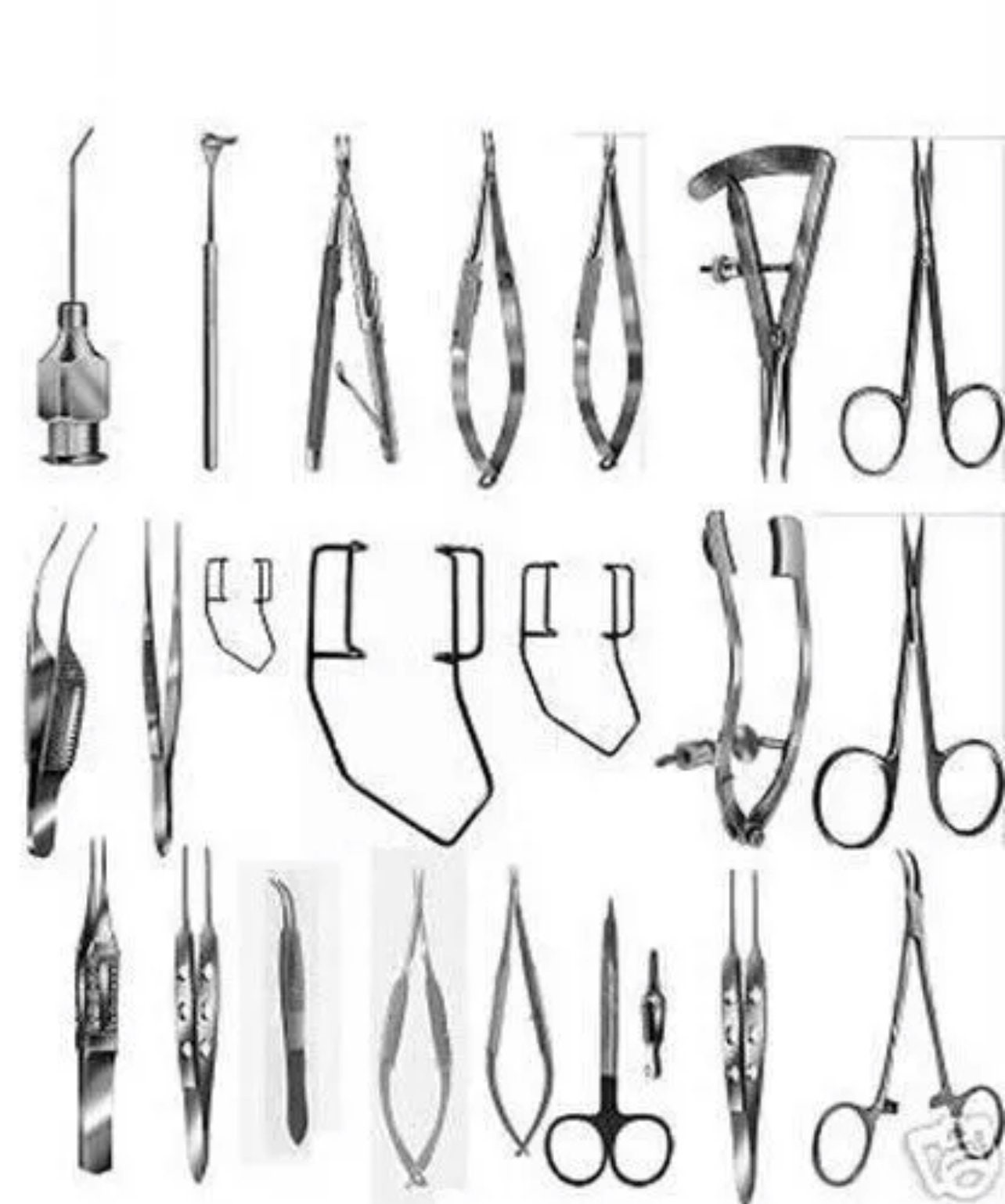 Basic Eye Set of 45 Instruments Ophthalmic Lab Surgical - Etsy