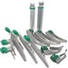 Laryngoscope Set 12PCS Intubation Blades 2 Handles Fiber-optic Kit - Etsy
