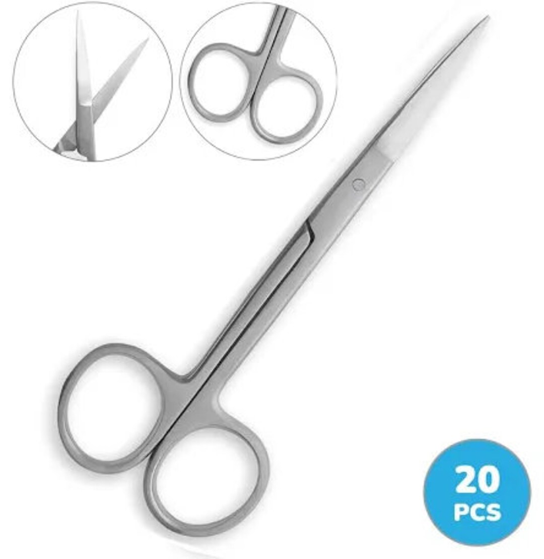Dental Laboratory Iris Scissors Medical Scissors & Shears 12 Pcs Iris ...