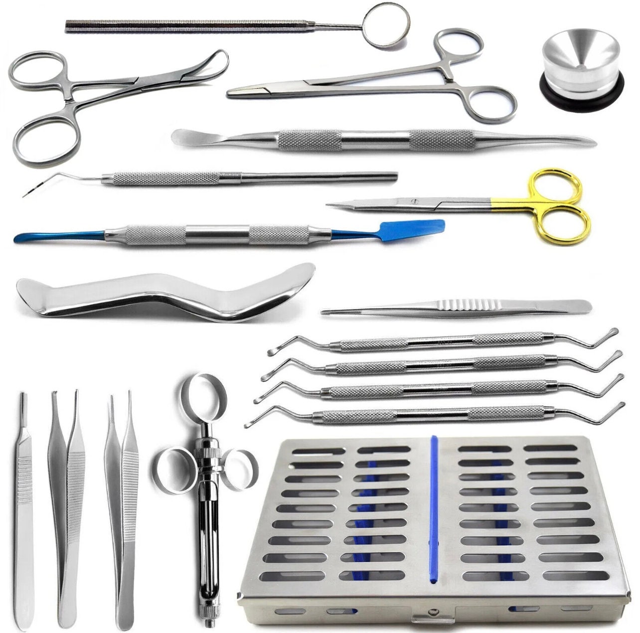 Lista De Instrumentos Dentales Basic Dental Implant Instruments 16Pcs