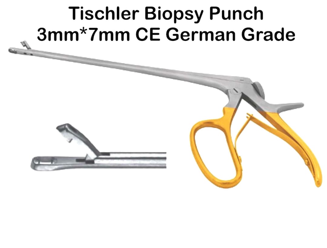 Tischler Biopsy Forceps PUNCH Double Spring Colposcopy 3mm X 7mm Shaft ...