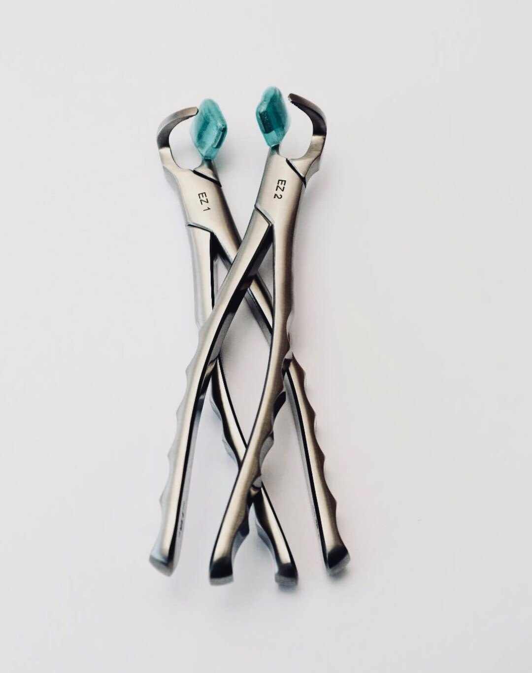 Dental Extraction Forceps Molar Series Set of 2 Pcs With 10 Bumper ...