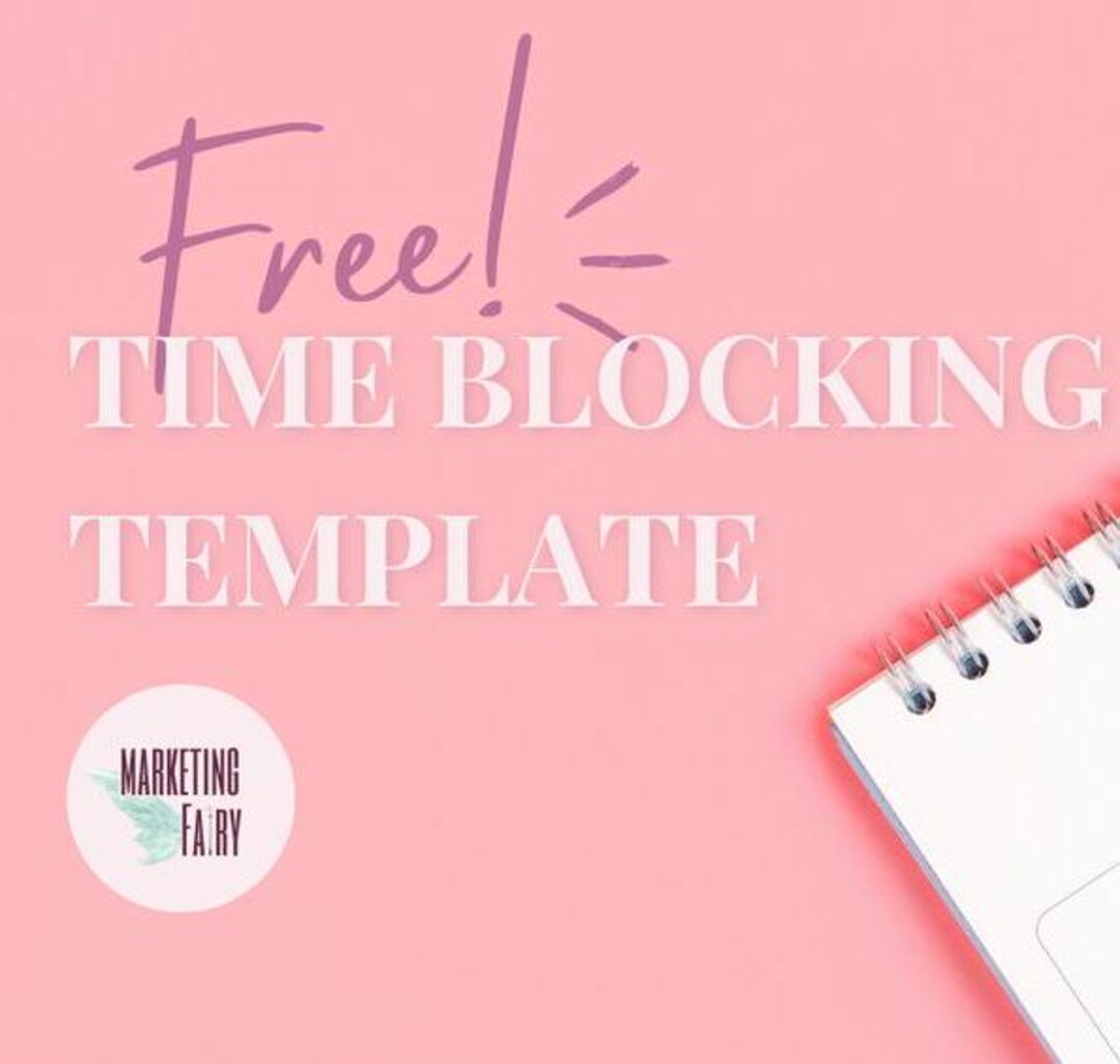 Simple Time Blocking Daily Template - Printable - Etsy