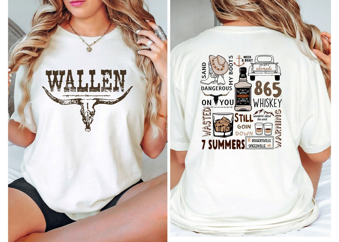 Retro Wallen Western Shirtwallen Fans Giftcowboy Vintage - Etsy