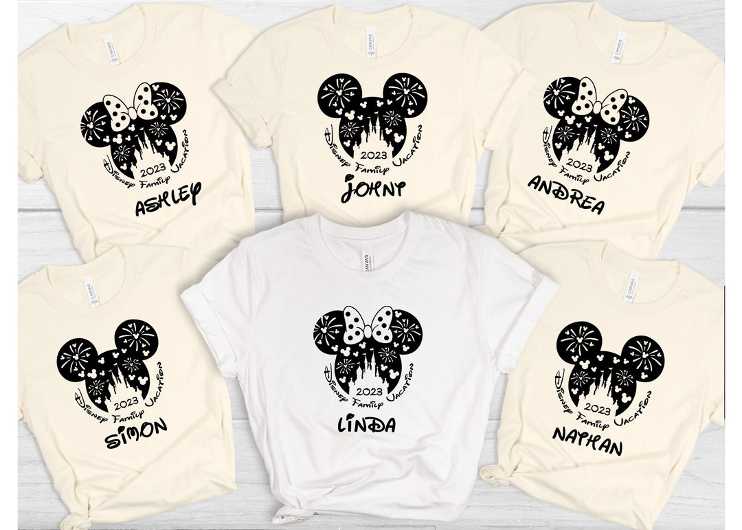 Personalized Disney Shirt 2023,disney Vacation Shirt,personalized ...