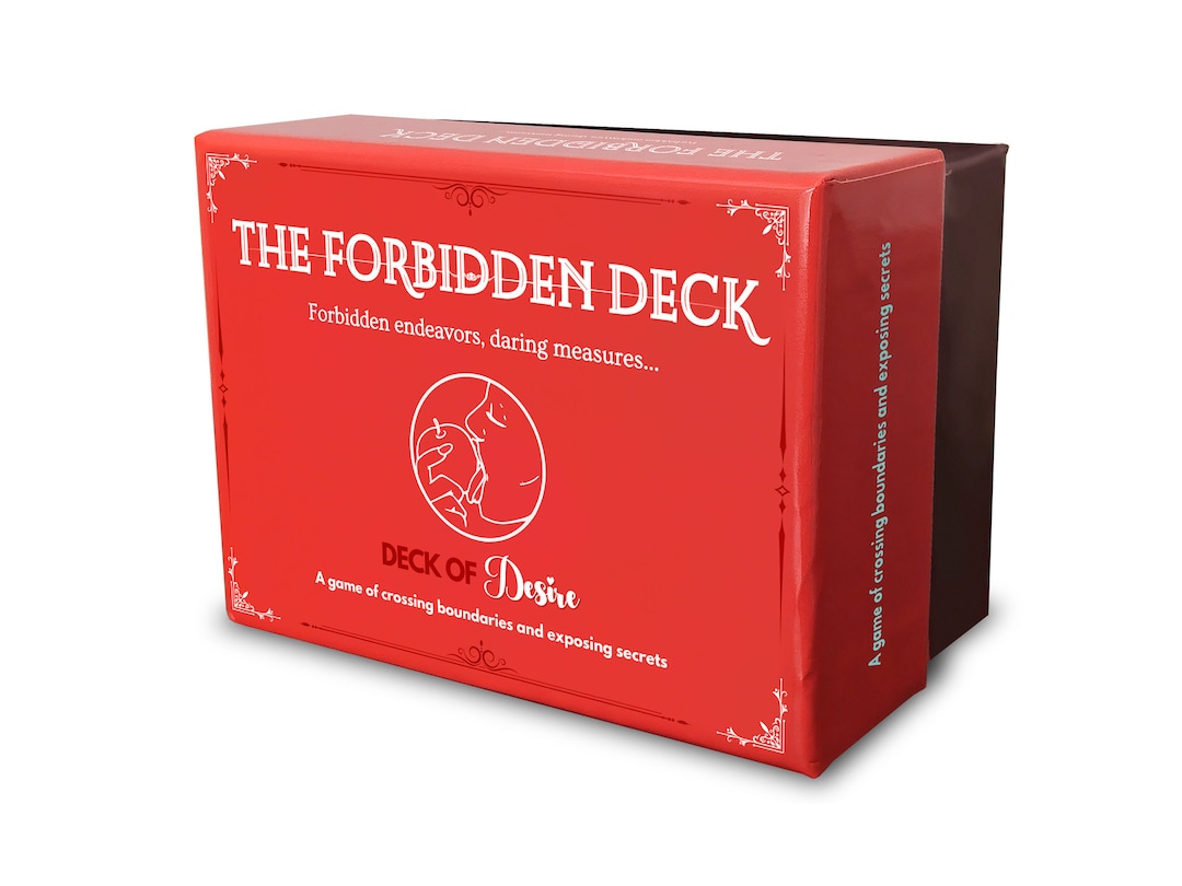 The Forbidden Deck Adult Card Game for Couples, Game Night, Dirty Minds ...