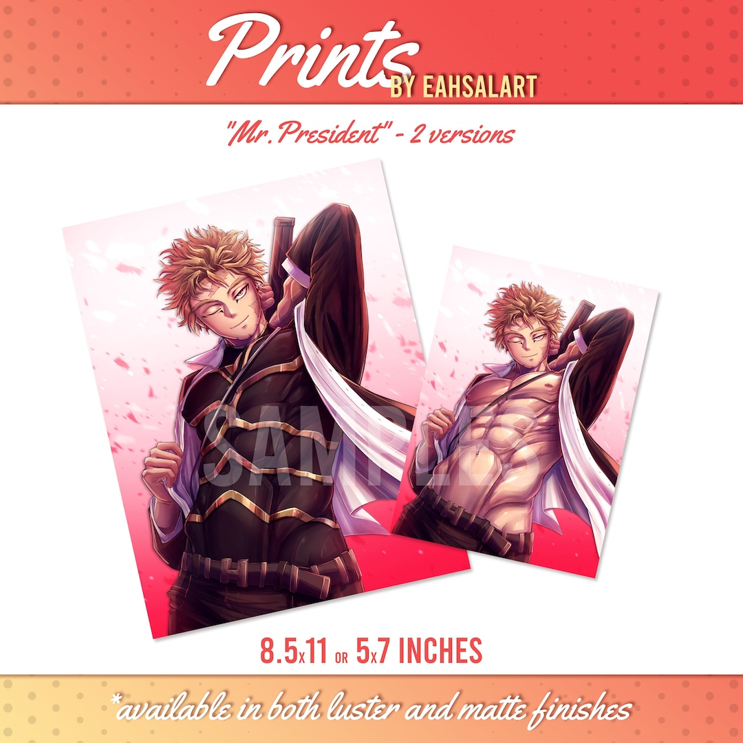 Hawks (keigo Takami) - "mr. President" Digital Art Print by Eahsalart ...