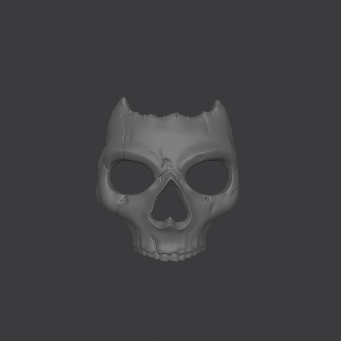 DIGITAL Call of Duty Modern Warfare Ghost Jawbone Operator Mask, STL ...