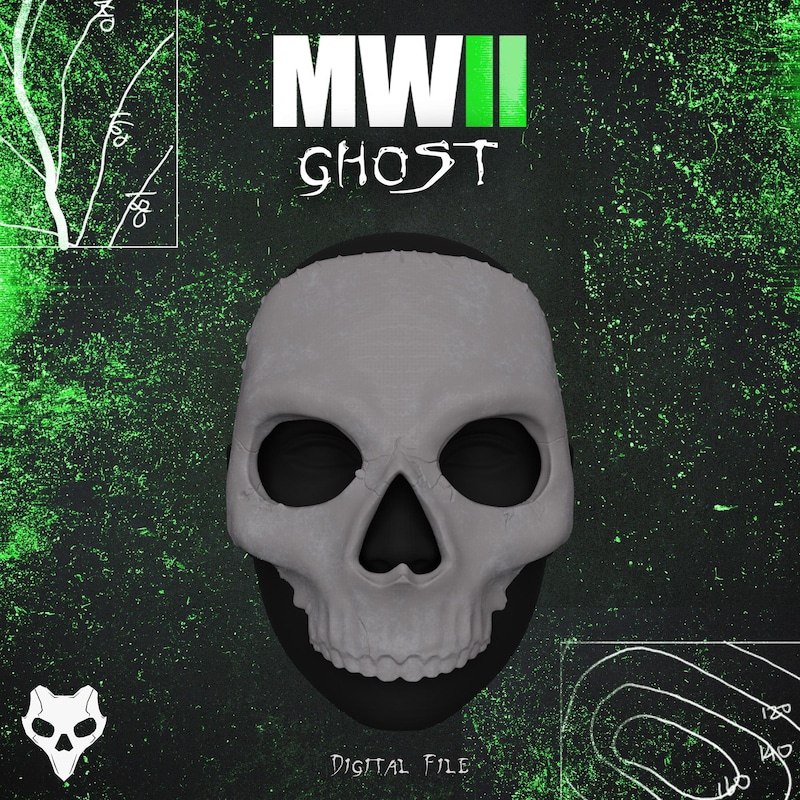 Call of Duty Ghost Mask - Etsy
