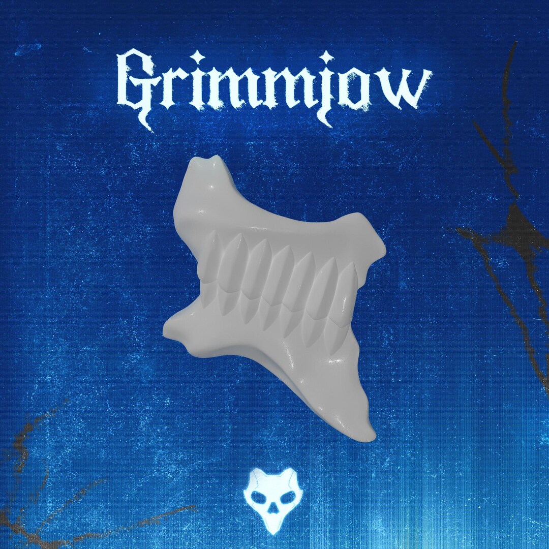 DIGITAL FILE, Grimmjow, Skull Mask, Bleach Inspired, STL. - Etsy