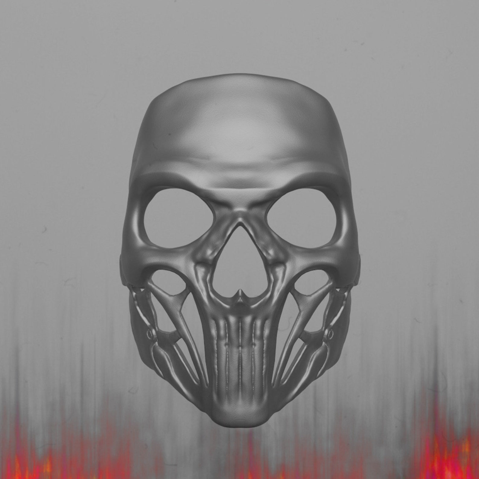 DIGITAL FILE Call of Duty MW2 Ghost Dark Rituals Operator Mask, Ghost ...