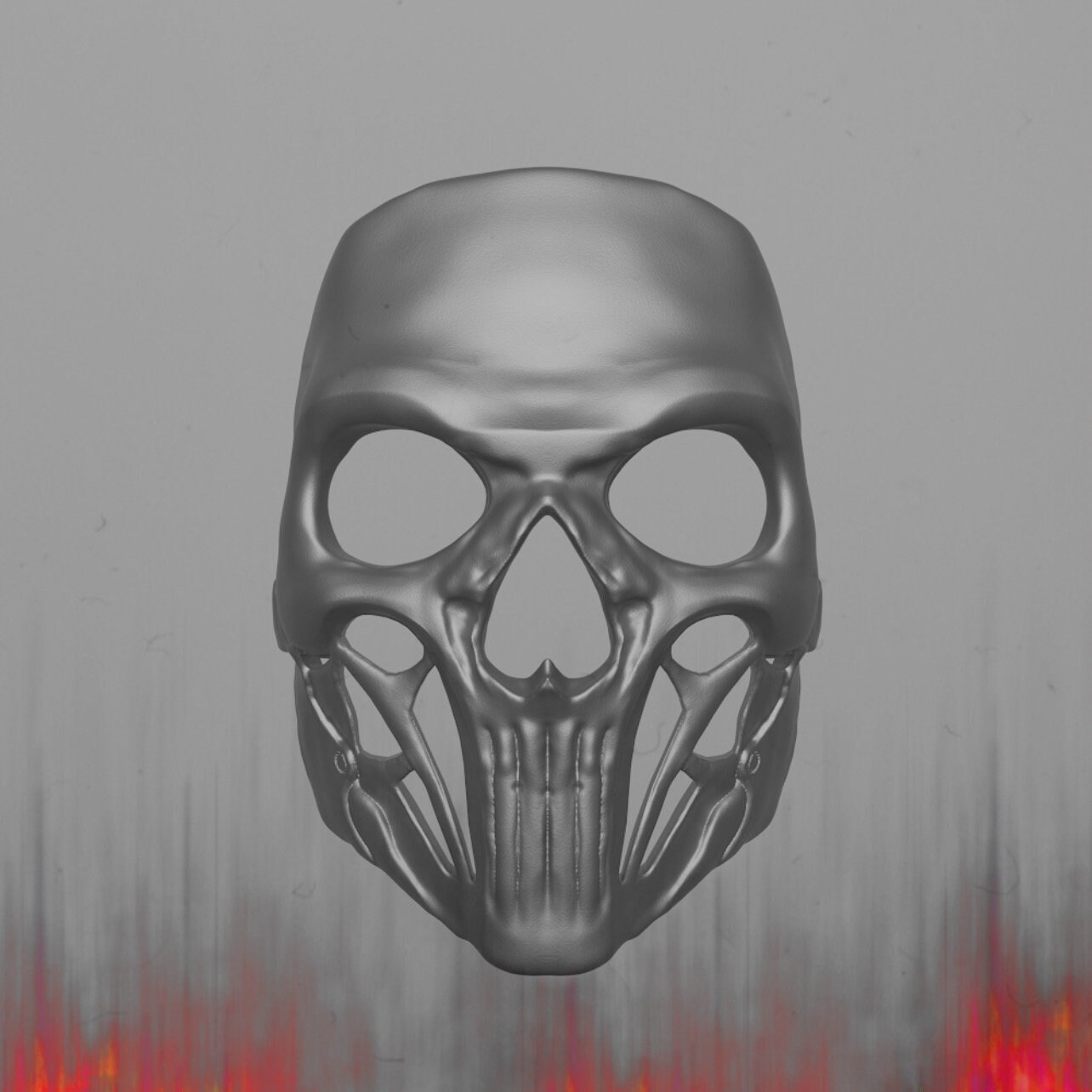 DIGITAL FILE Call of Duty MW2 Ghost Dark Rituals Operator Mask, Ghost ...