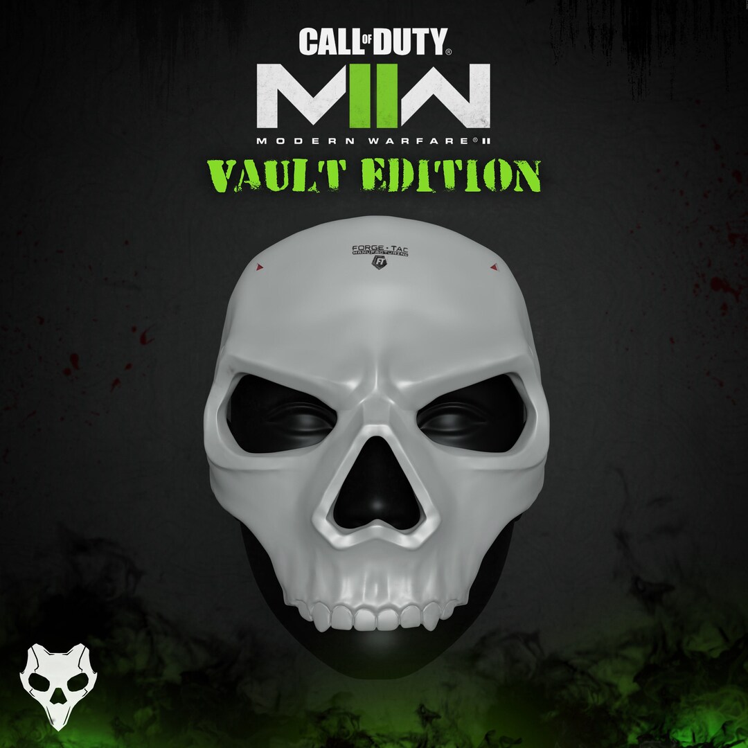 DIGITAL FILE Ghost Mask Operator. Vault Edition Modern Warfare 2 Mask ...