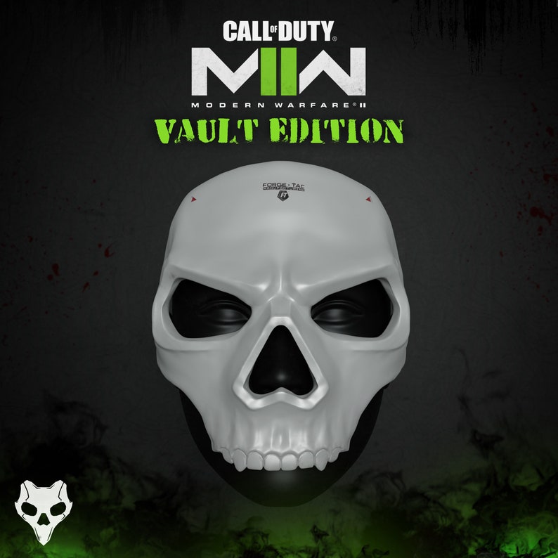 DIGITAL FILE Ghost Mask Operator. Vault Edition Modern Warfare 2 Mask ...