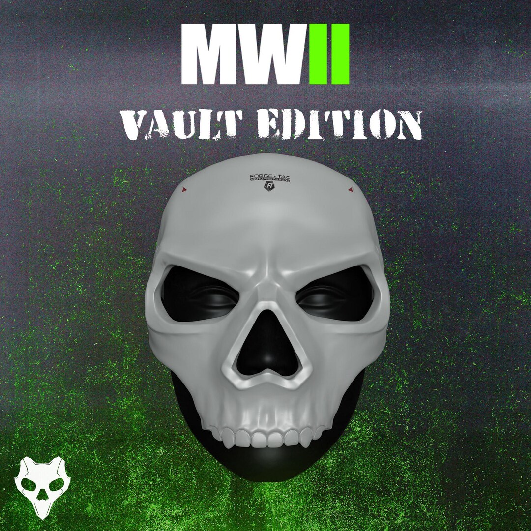 DIGITAL FILE Ghost Mask Operator. Vault Edition Modern Warfare 2 Mask ...