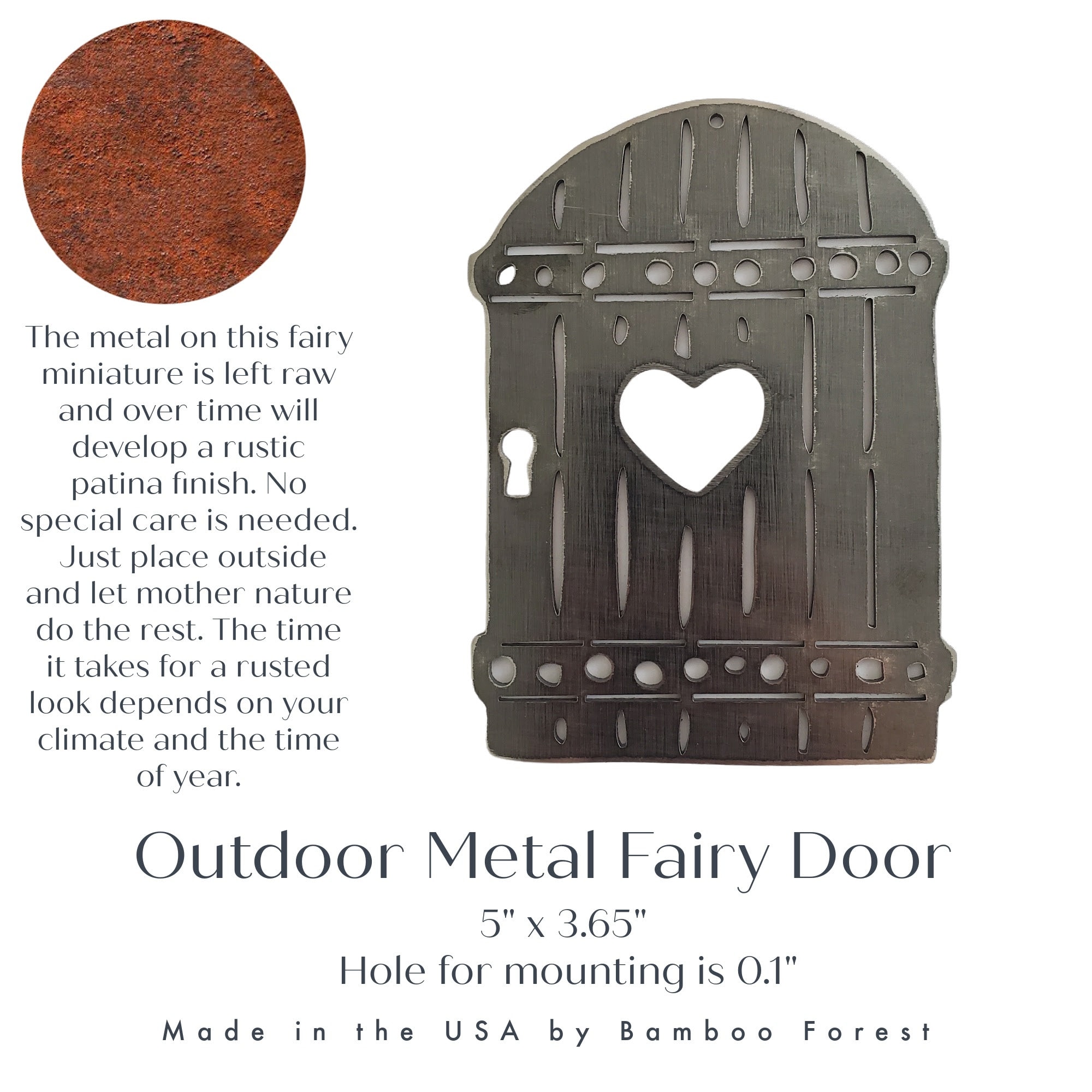 Outdoor Fairy Garden Set | Metal Fairy Miniature Accessories for Tree ...
