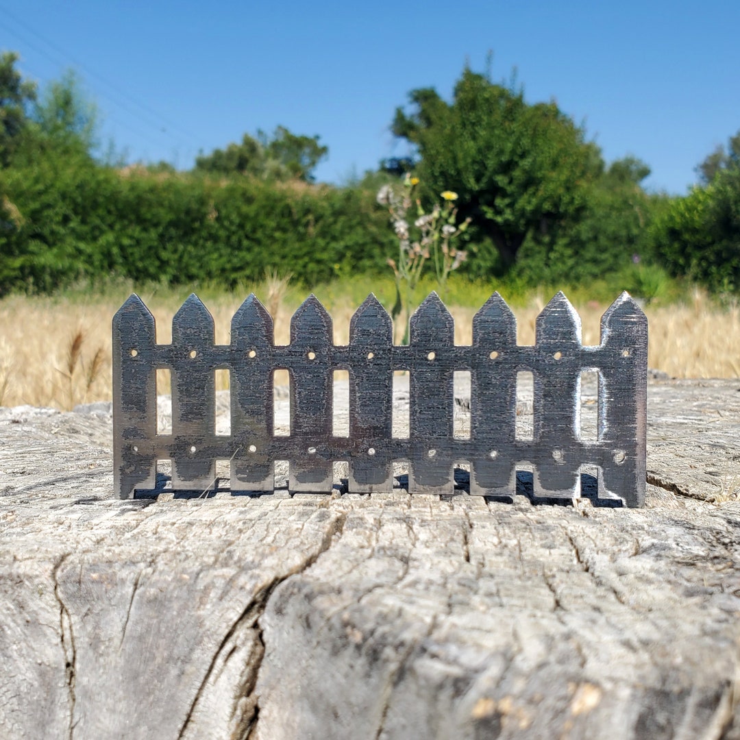Fairy Garden Fence | Outdoor Metal Fairy Miniature Accessories for Tree ...