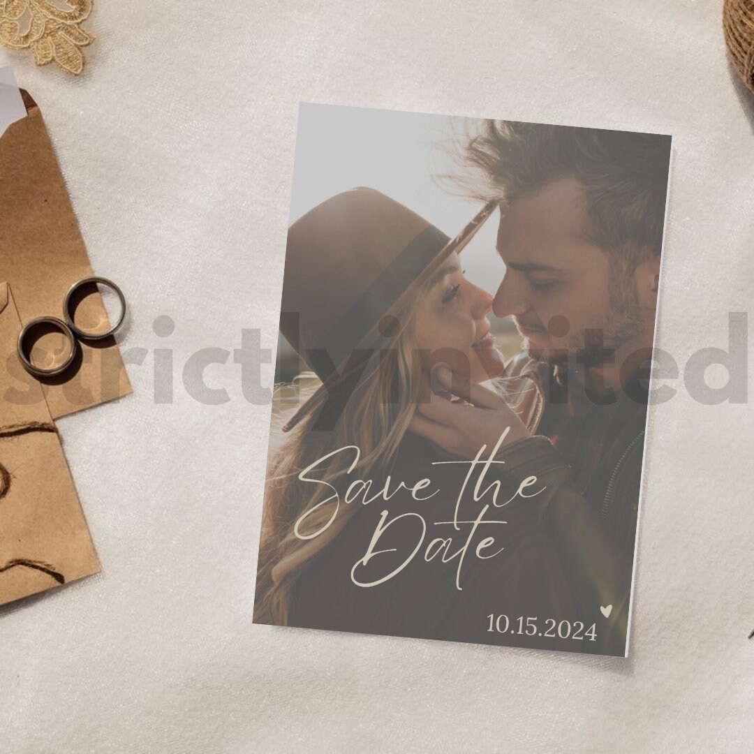 Save the Date Info Card, Save the Date Template, Editable Save the Date ...