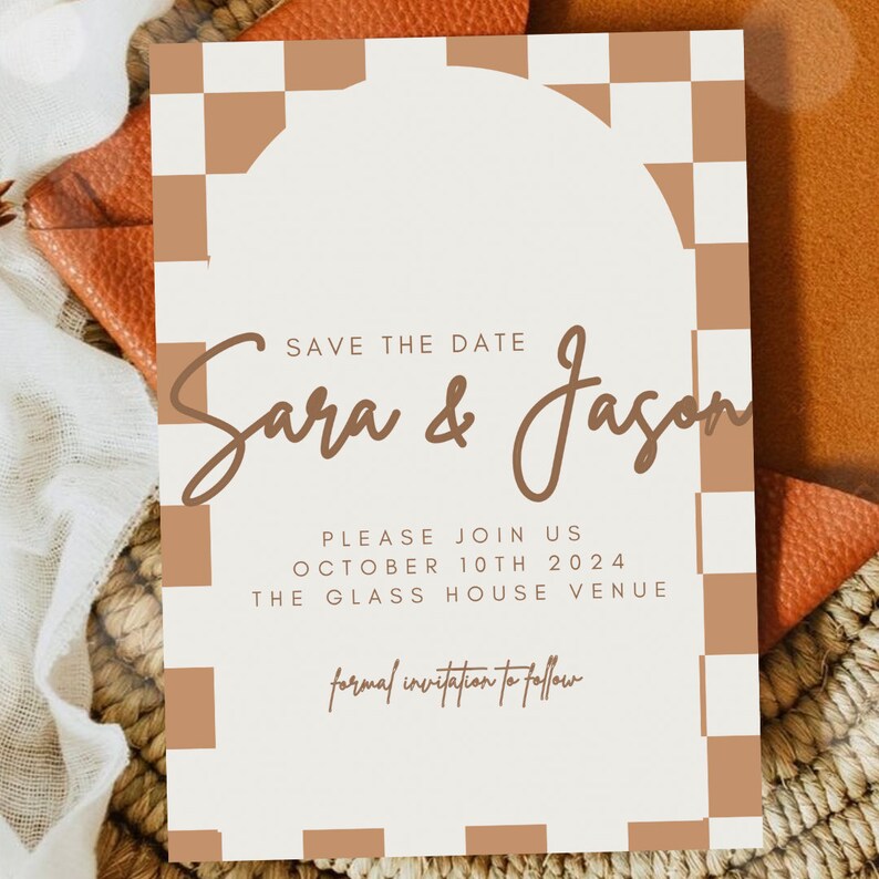 Save the Date Info Card, Wedding Save the Date, Save the Date Template ...