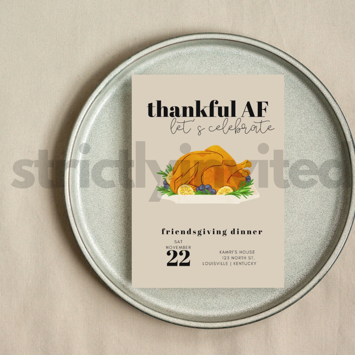 Editable Party Invitation, Party Invitation Template, Editable Party ...