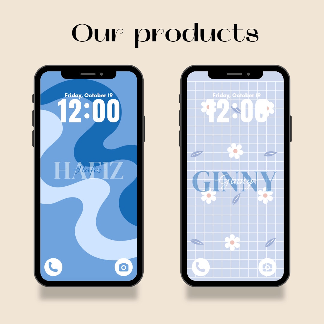 5 CUSTOM Wallpaper for iPhone and Androids - Etsy