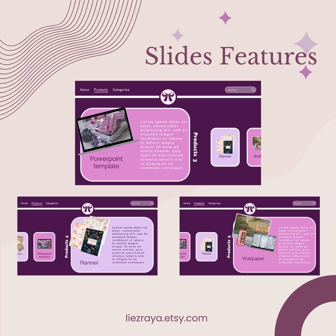 Morph Powerpoint Template 2025 | Plus Hyperlink Transition | Website ...