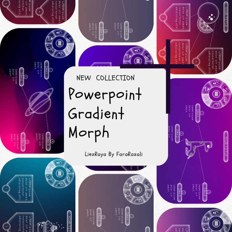 Gradient Morph Powerpoint Template - Etsy