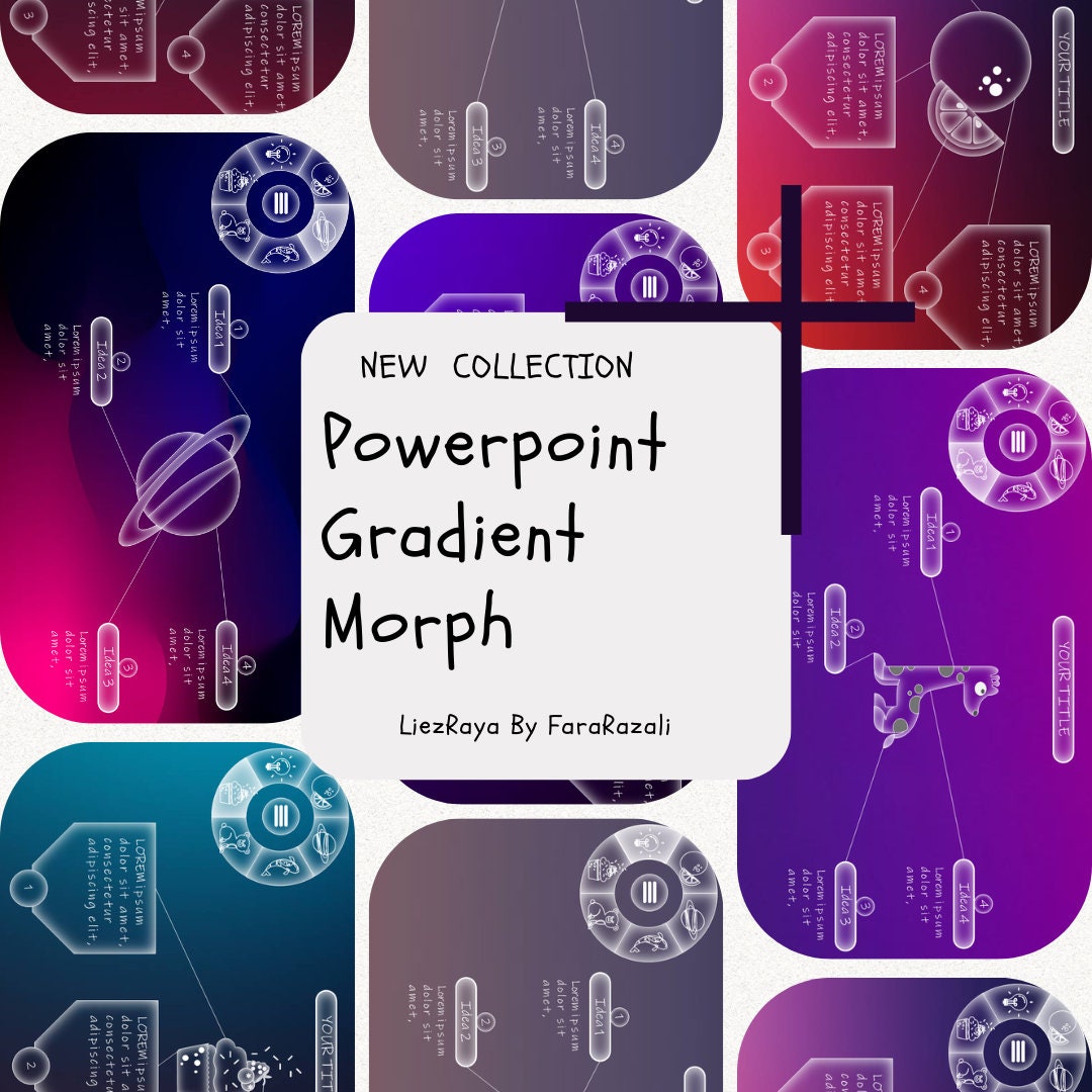 Gradient Morph Powerpoint Template - Etsy