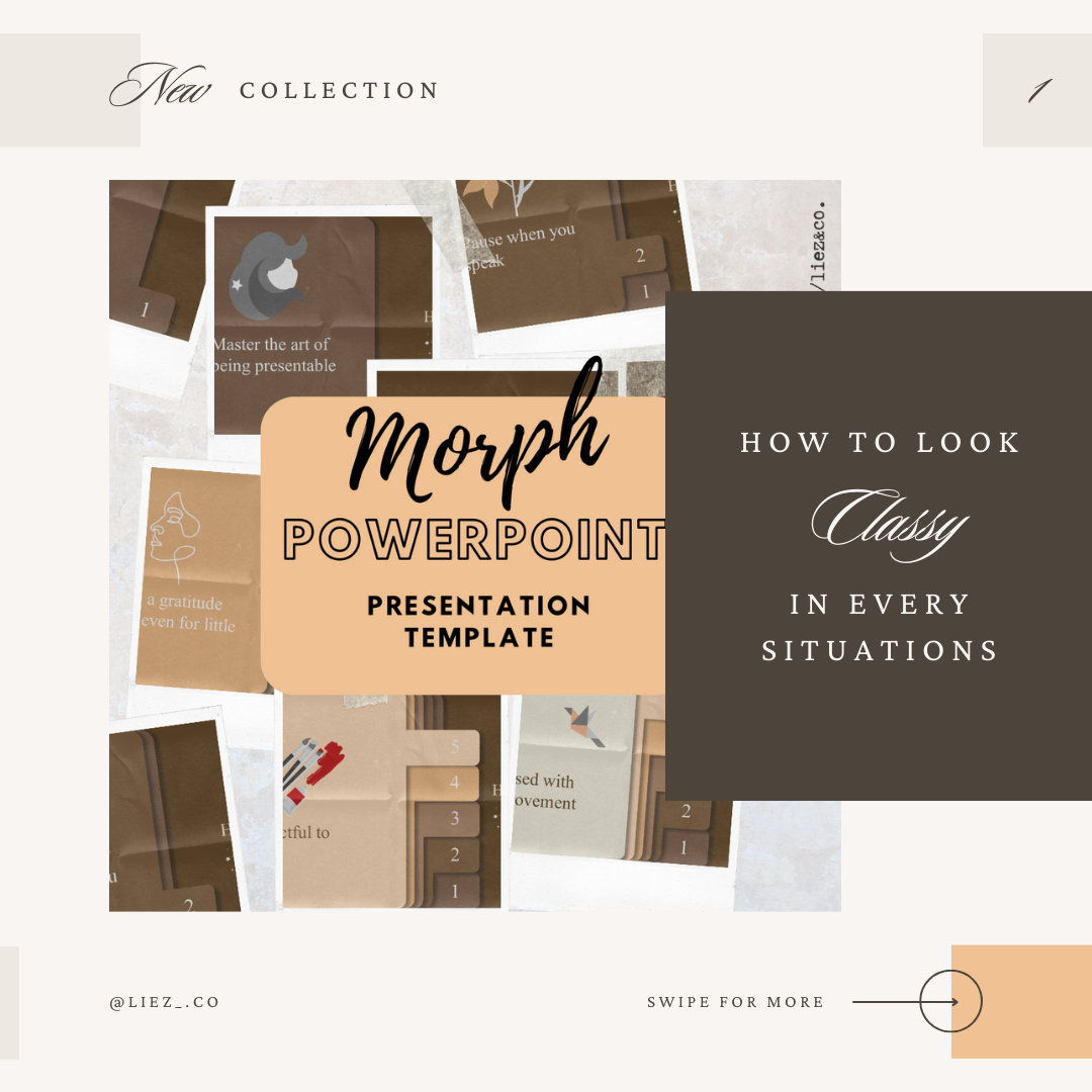 Powerpoint Morph 2024 | Simple Presentation PPT | Morph Transition Bohemian | Template for ...